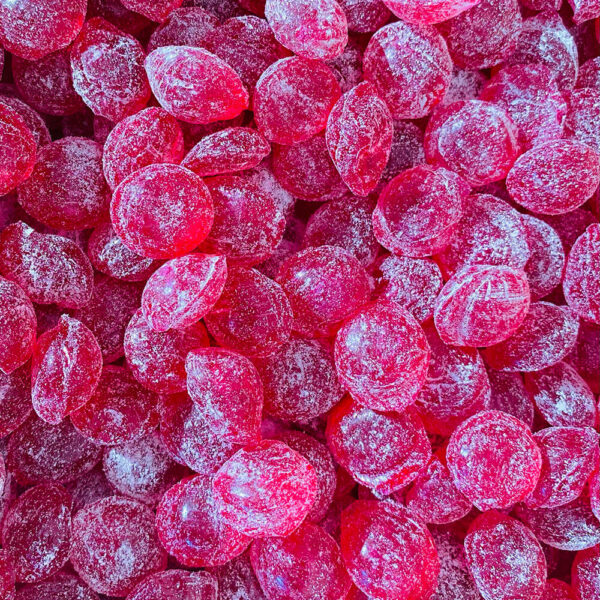 Boiled Lollies – Raspberry Drops – Geelong Confectionery
